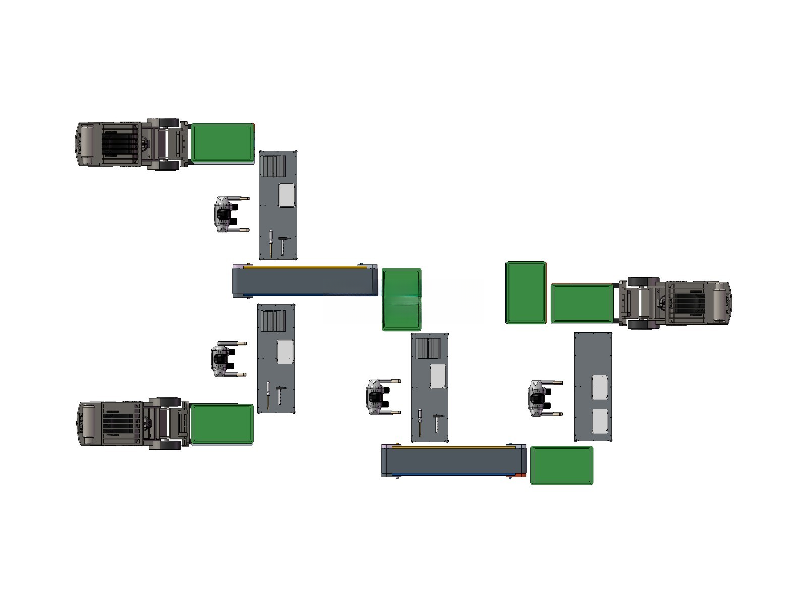 Production/operation process layout design | manyCAD
