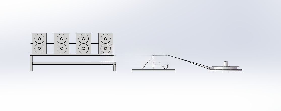 Metal wire continuous drawing production line | manyCAD